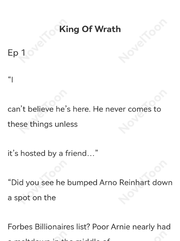 King of Wrath | PDF