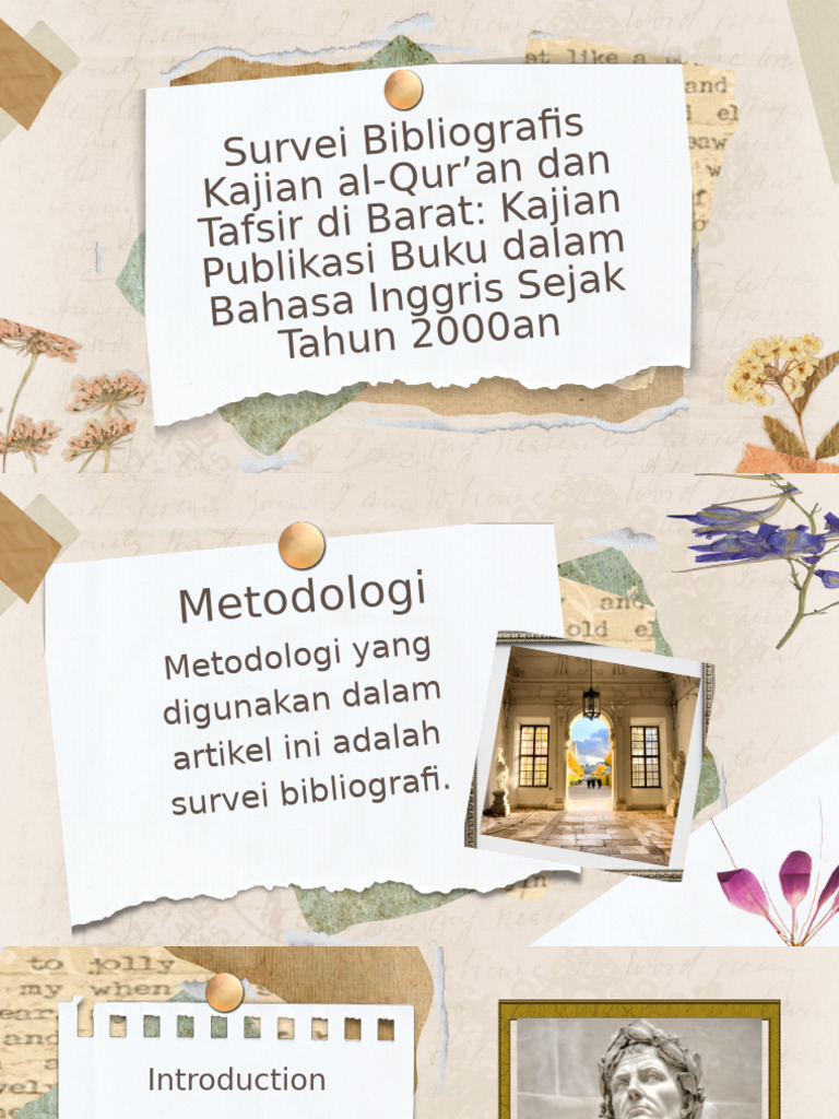 Survei Bibliog Rafis Kajian Al-Qur'a N Dan Tafsir Di Barat: Kajian ...