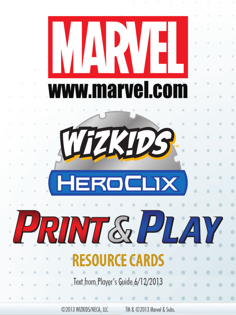 Marvel Resources | PDF