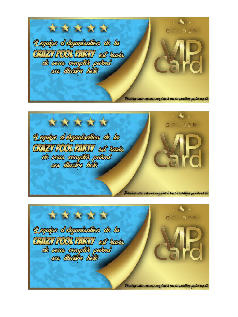 Carte Vip | PDF