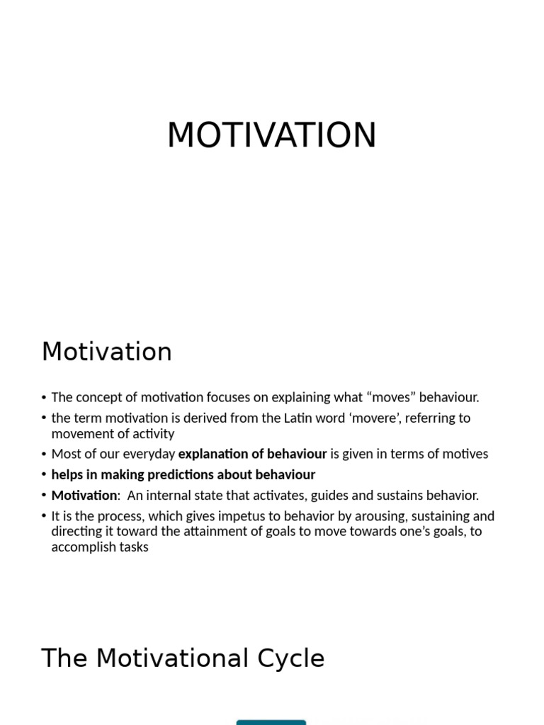 MOTIVATION | PDF