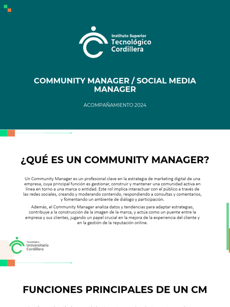 Community Manager Social Media Management Pdf