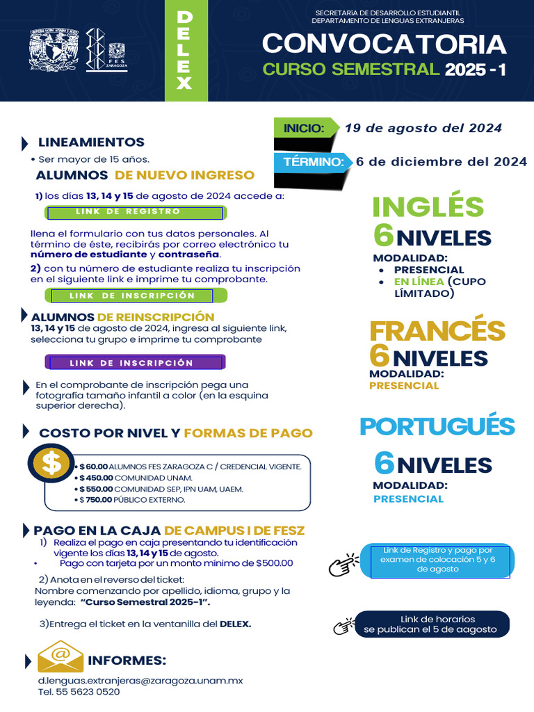 Conv - Delex - SEMESTRAL 2025-1.1 | PDF