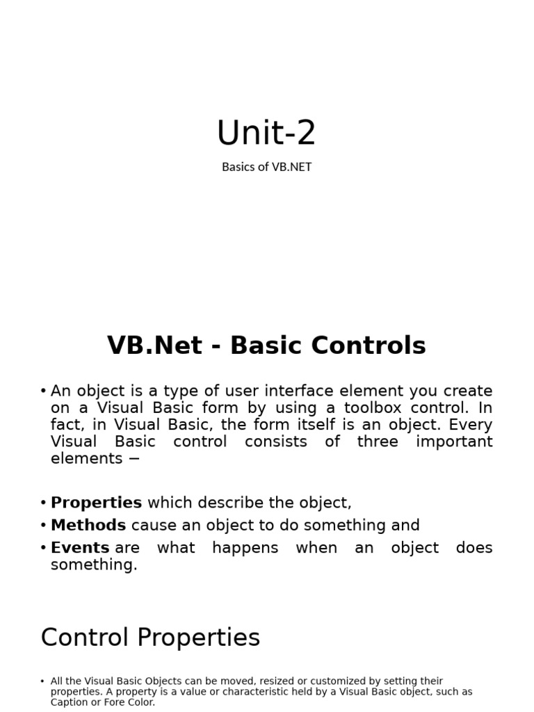 Unit 2 | PDF