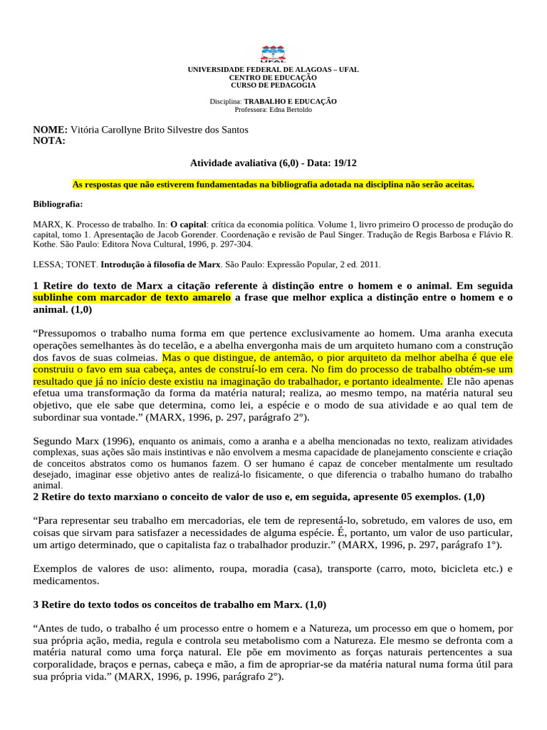 Ab1 - Atividade Avaliativa 1 (6,0) | PDF