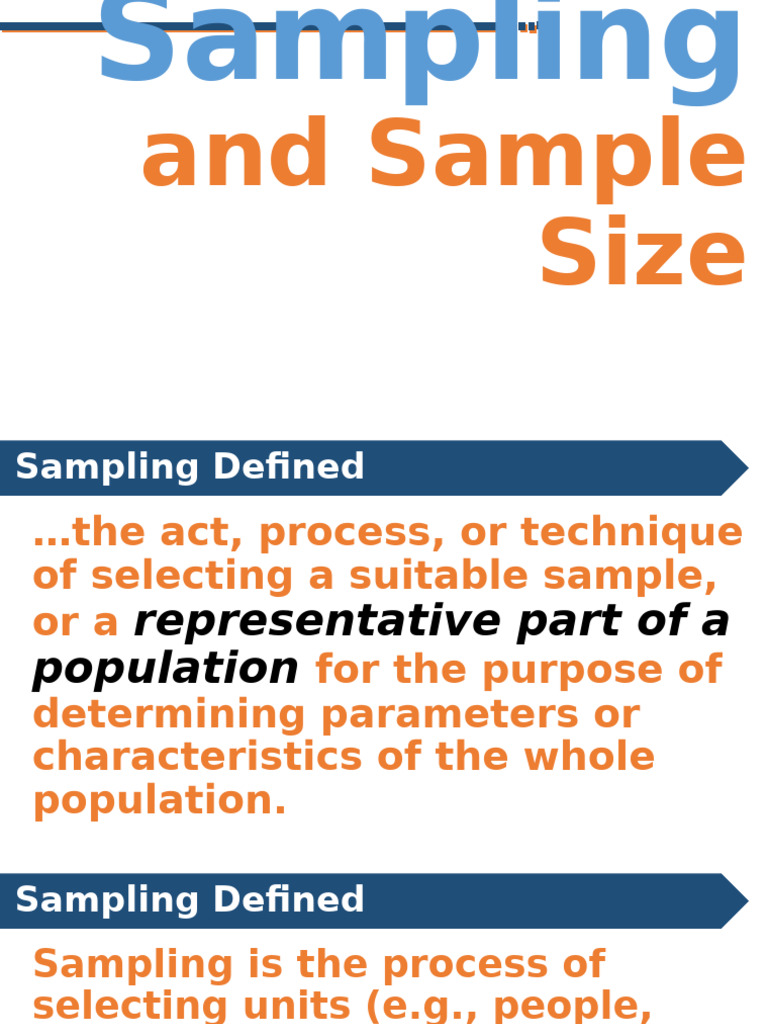 03 Sampling Techniques and Sample Size | PDF