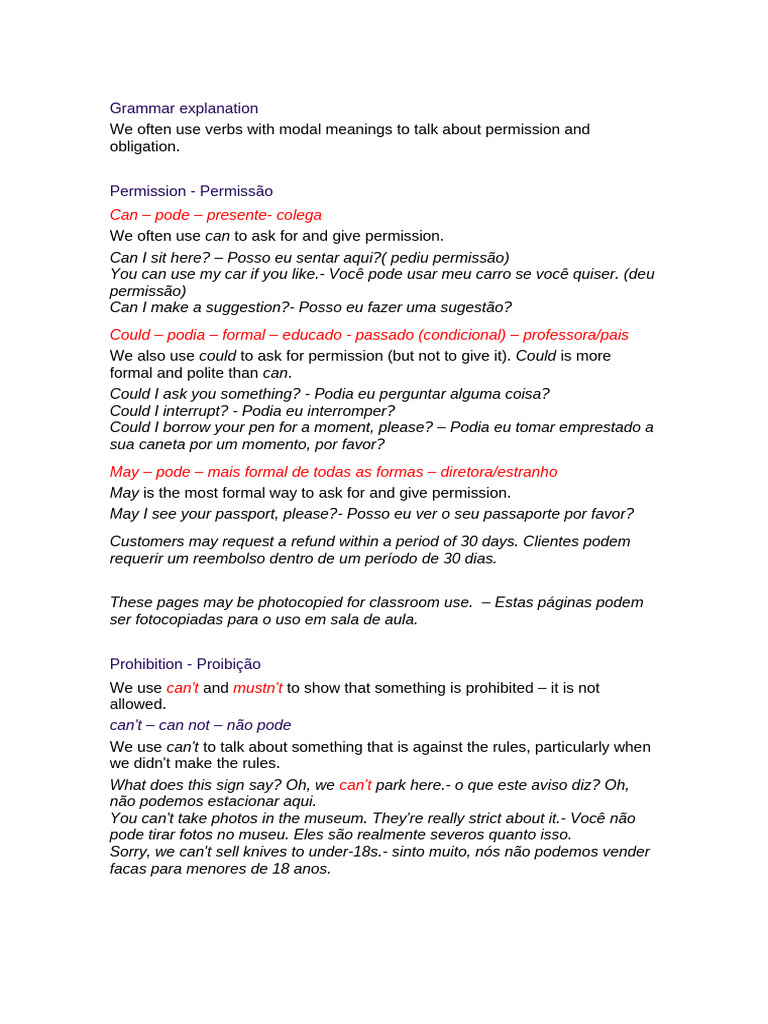 Grammar Explanation | PDF