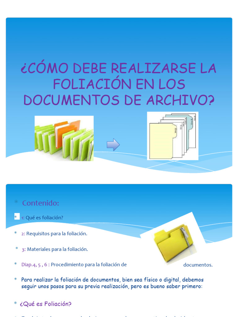 Yulitza La Foliacion | PDF