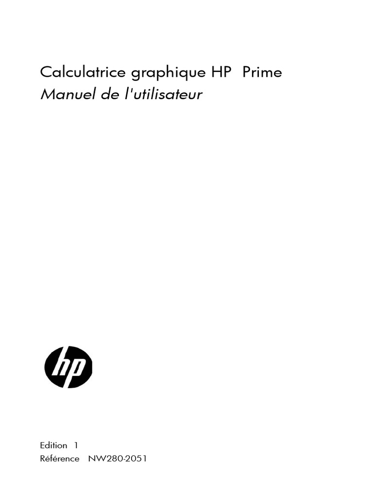 HP Prime User Guide | PDF