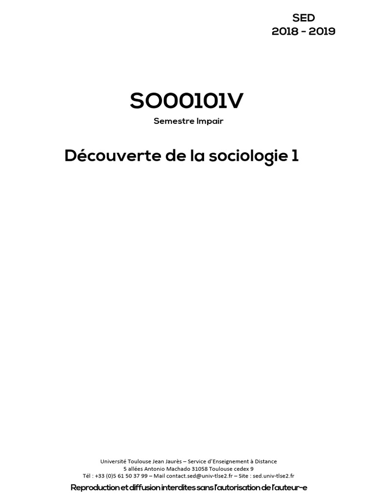 Cours Socio | PDF