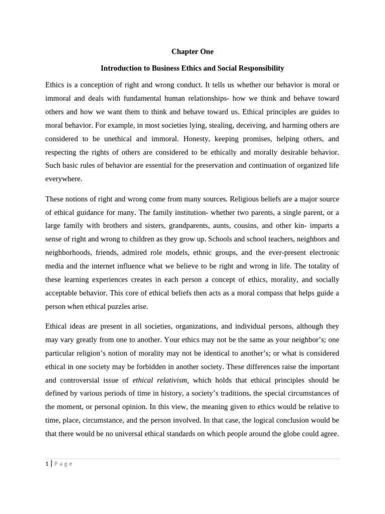 Chapter One & Two | PDF | Utilitarianism | Career & Growth Chapter One & Two | PDF | Utilitarianism | Career & Growth