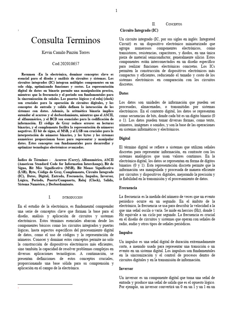 Consulta - Kevin Pinzón | PDF