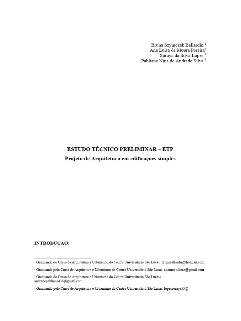 Modelo Etp | PDF