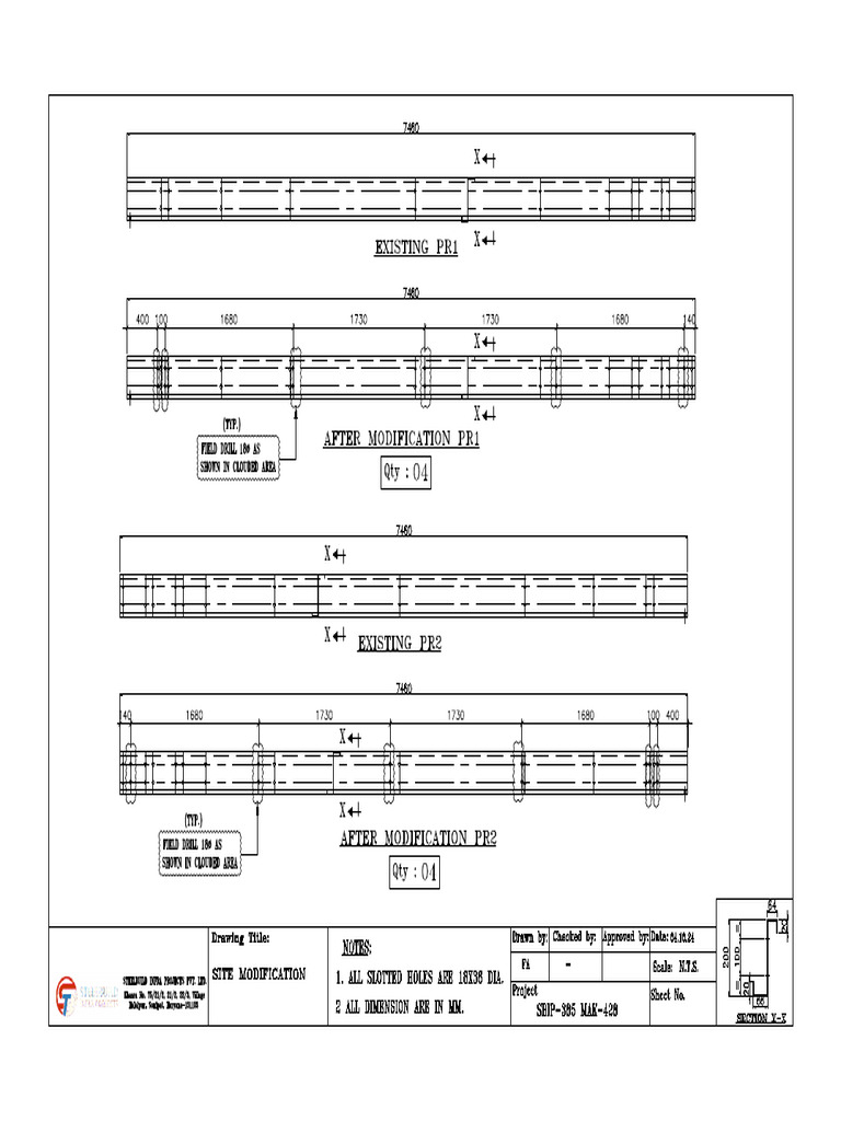 P-385-Site Modification of Pr1 & Pr2 | PDF