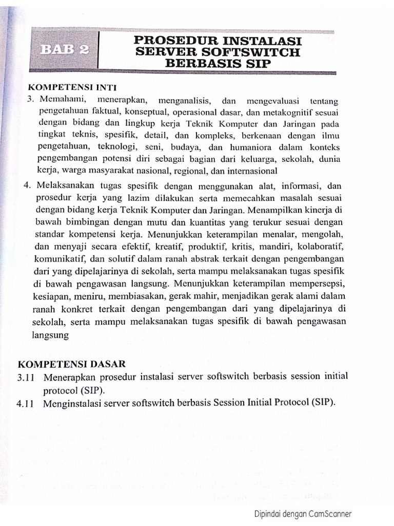 Prosedur Instalasi Server softswitch berbasis SIP | PDF