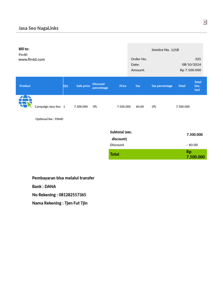 Invoice - 5824 | PDF