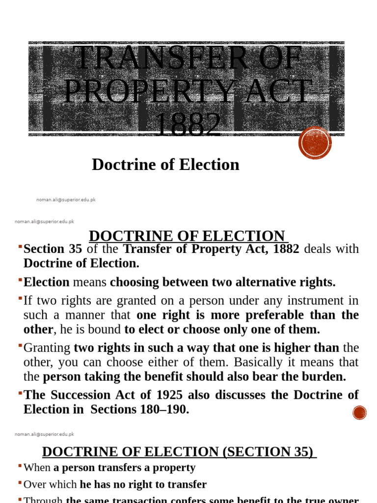 Lecture No 8 Doctrine of Election | PDF