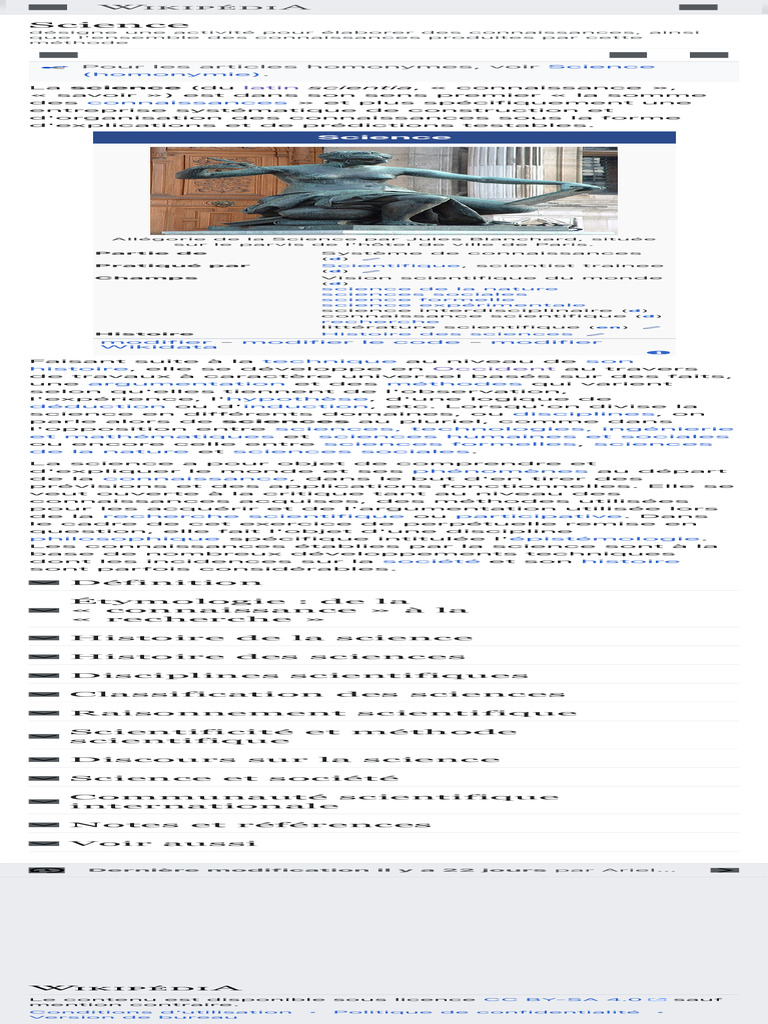 Science — Wikipédia | PDF
