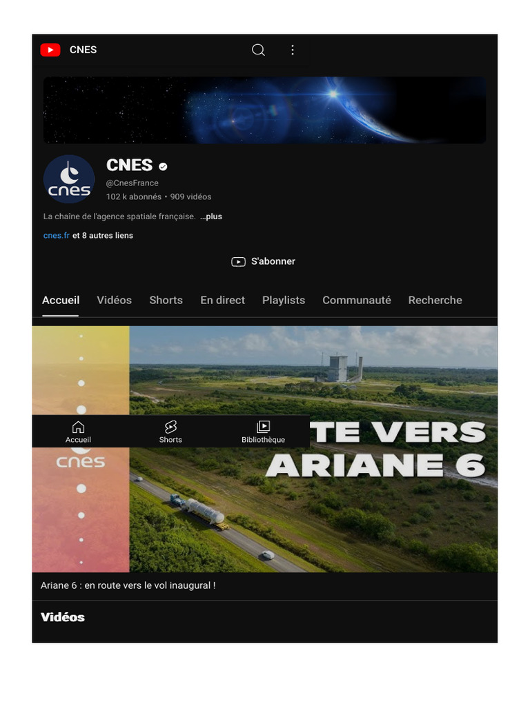 Cnes - Youtube | PDF