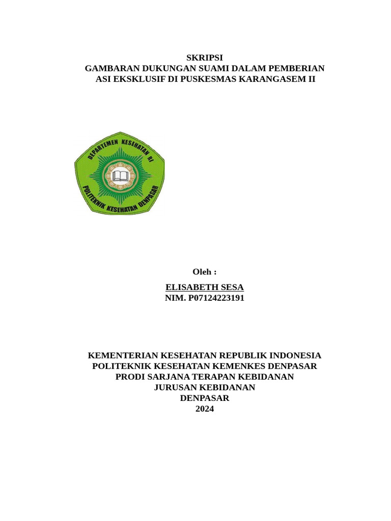 Skripsi Elisabeth Sesa | PDF