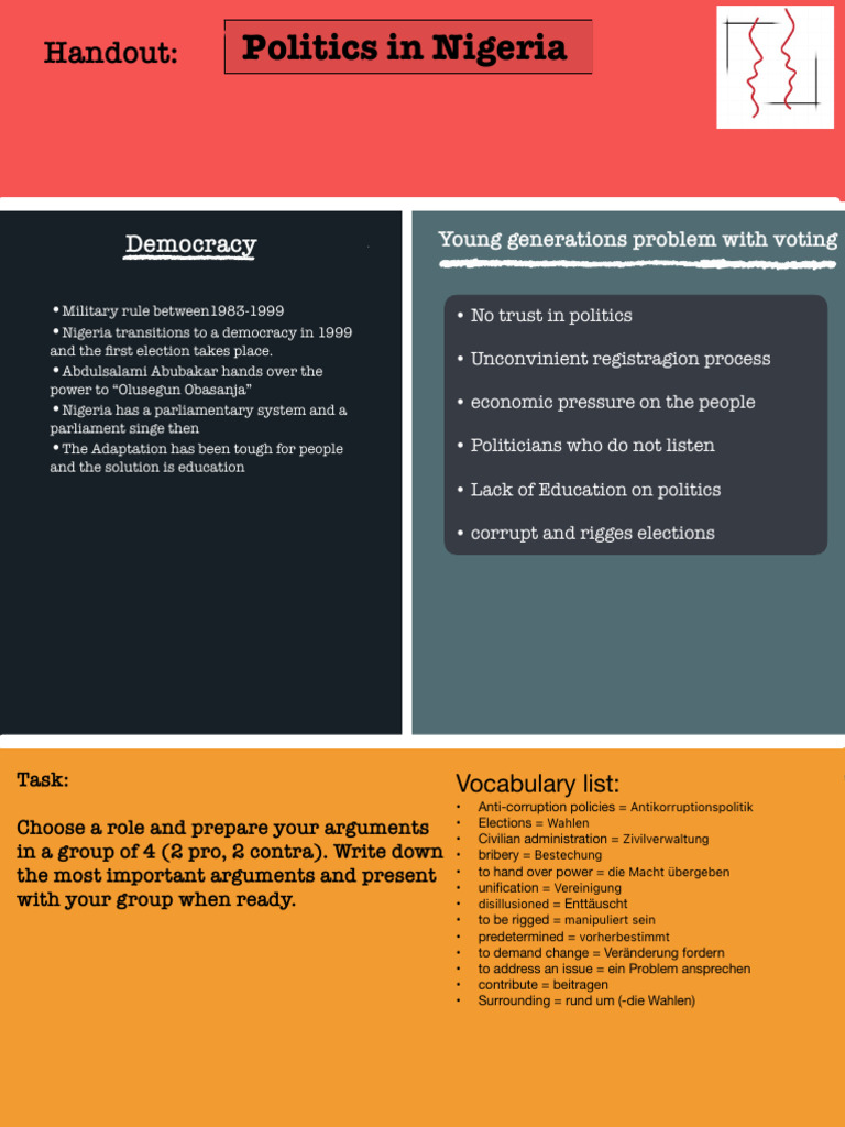 Nigeria Politics Handout | PDF