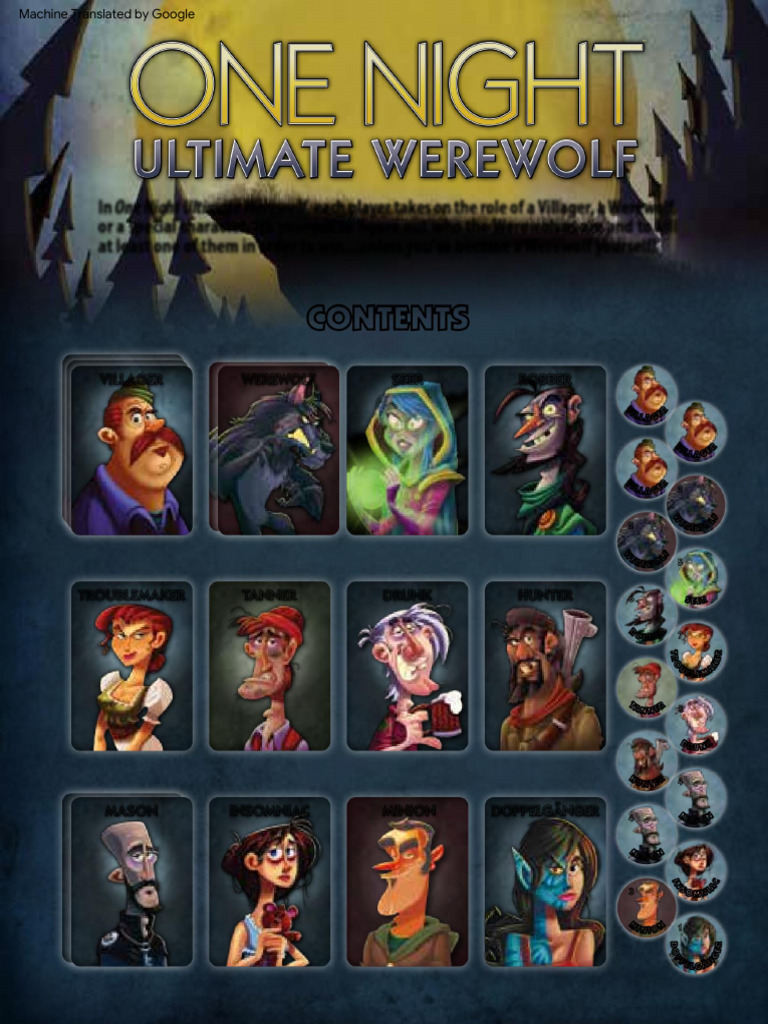 One Night Ultimate Werewolf - PT | PDF