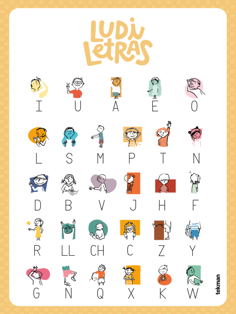 Póster del abecedario-ESP-Ludiletras1 | PDF