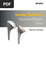Tornier Perform Reversed Augmented Glenoid Operative Technique | PDF ...