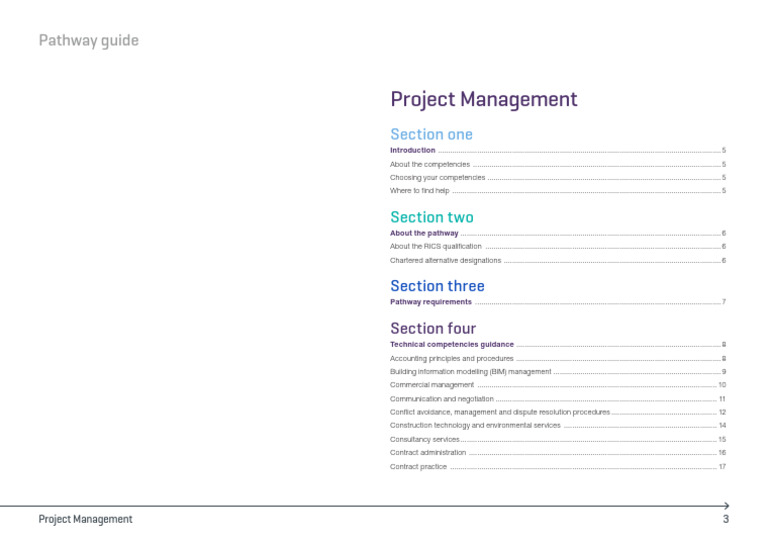 Project Management Pathway Guide Chartered Rics 3 | PDF