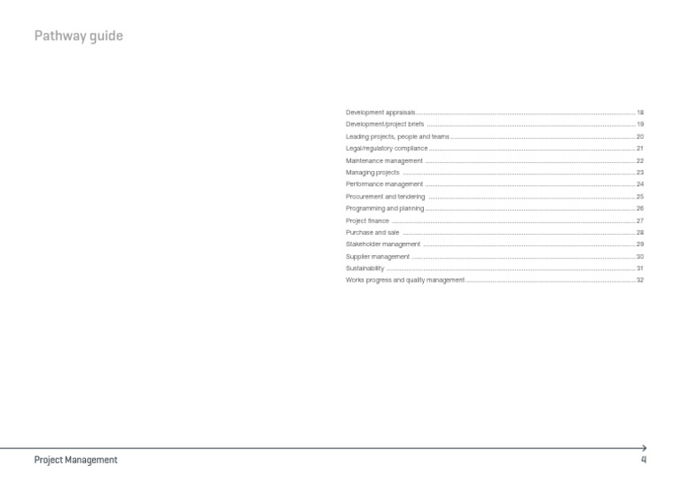 Project Management Pathway Guide Chartered Rics 4 | PDF