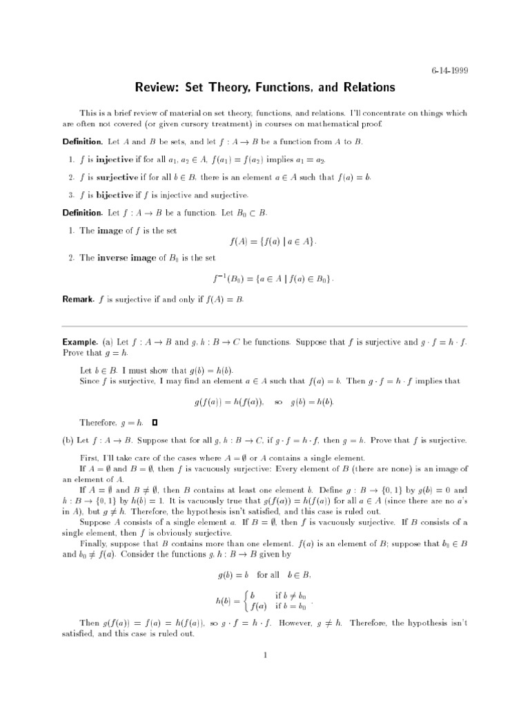 Topology 1 Notes | PDF | Continuous Function | Mathematical Objects