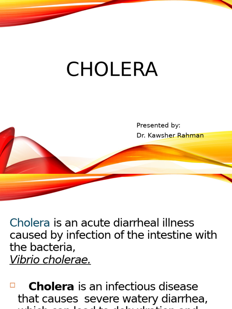 Cholera | PDF