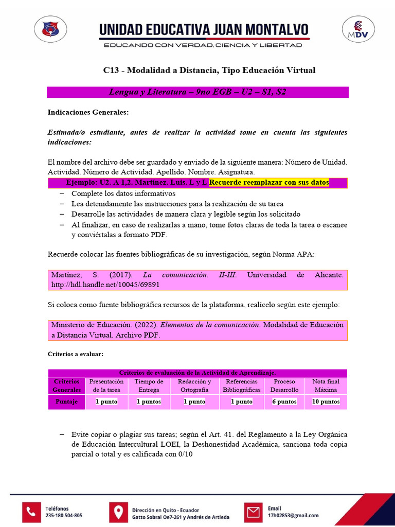 U2 A2 Estrella Luis LyL | PDF