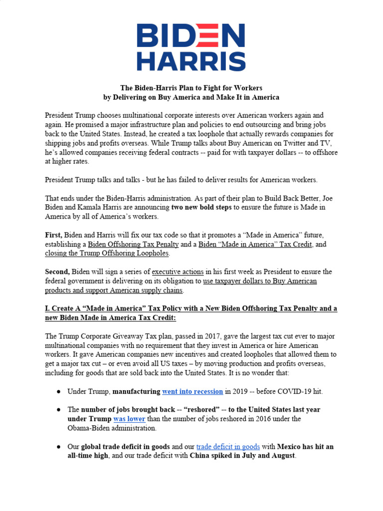 Buy America Fact Sheet | PDF