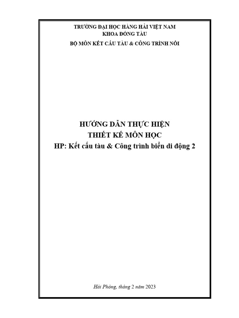Huong Dan TKMN KCT&CTBDĐ 2 | PDF