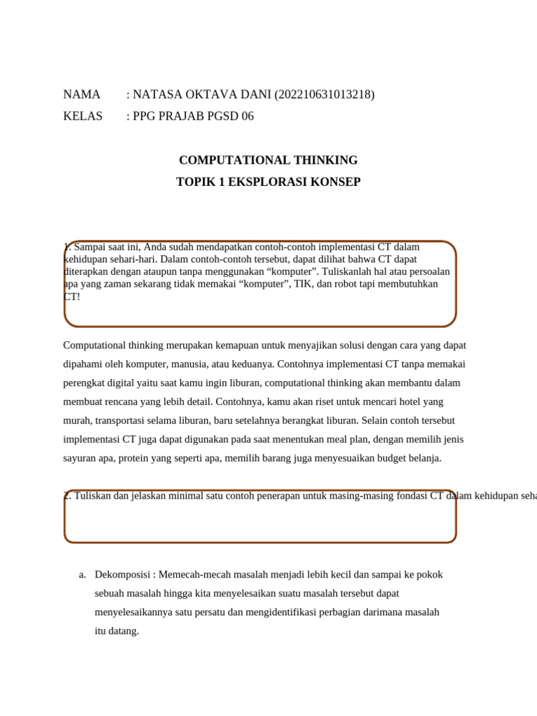 Topik 1 Eksplorasi Konsep-Ct | PDF