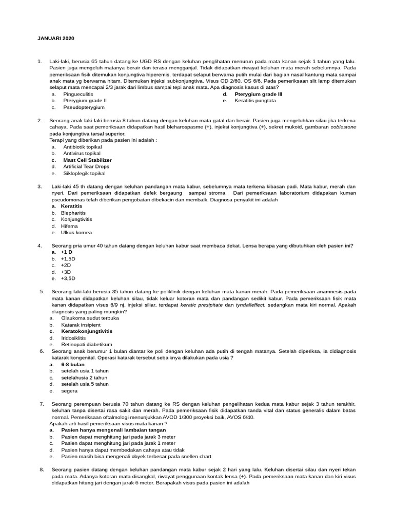 Soal Skdi + Medicine Plus Kunci | PDF