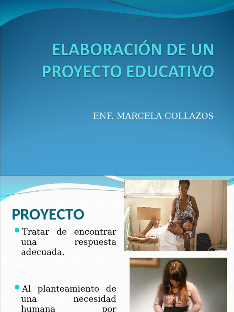 Elaboraci+Ôn de Un Proyecto Educativo | PDF