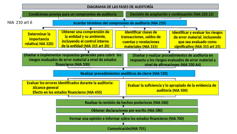 Diagrama de Las Fases de La Auditoría NIAS | PDF
