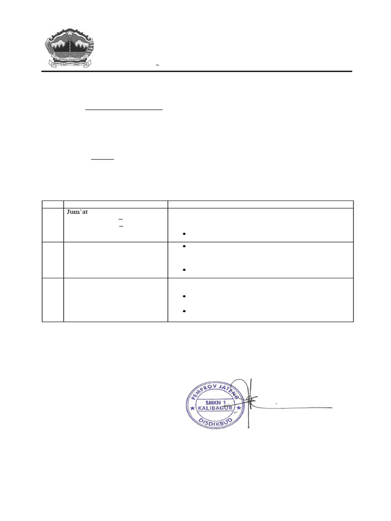 Surat Pemberitahuan Orang Tua Untuk Pengambilan Rapot Genap Tp. 2023-2024 | PDF