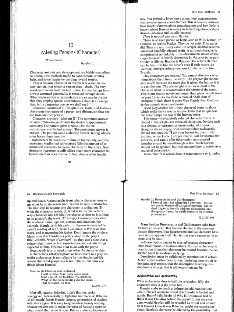 Backwards and Forwards Reading #2 | PDF