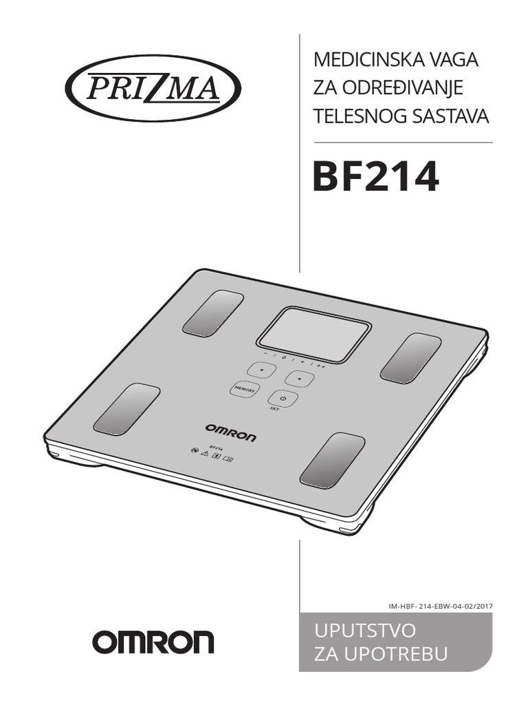 Uputstvo Za Upotrebu Omron RS2 | PDF