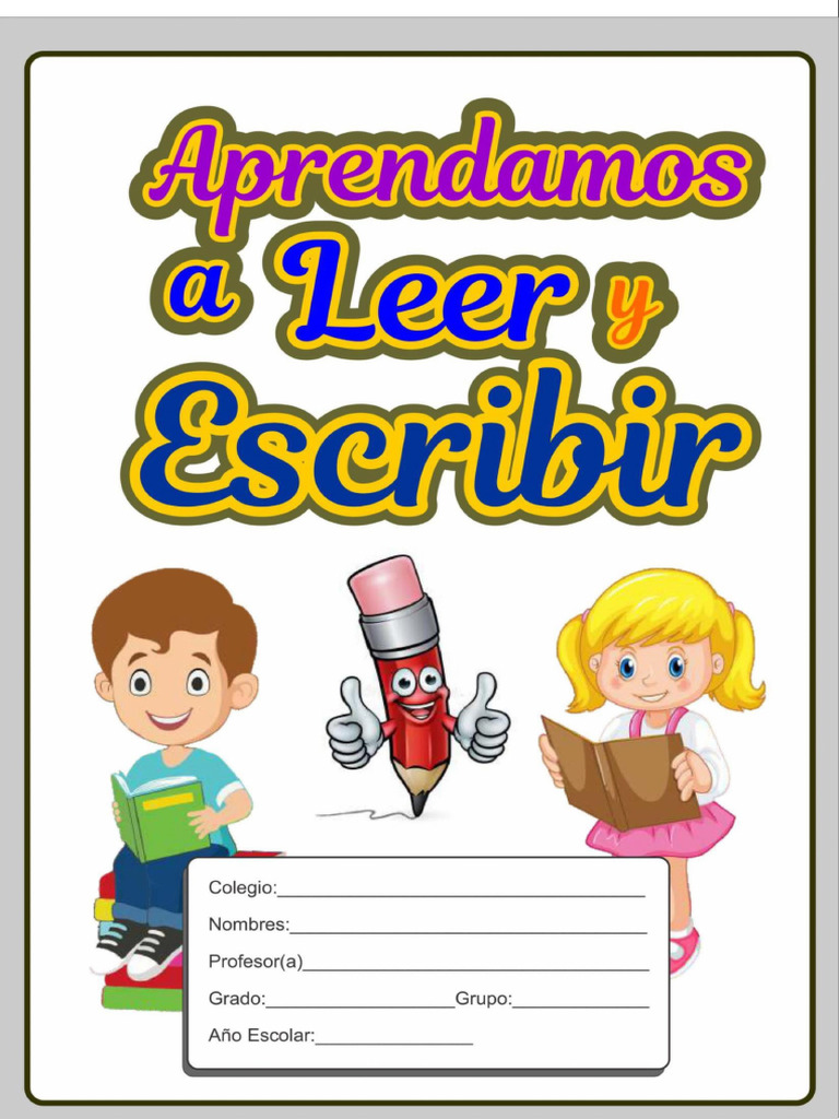 Cuaderno Aprendeamos A Leer y Escribir1 | PDF