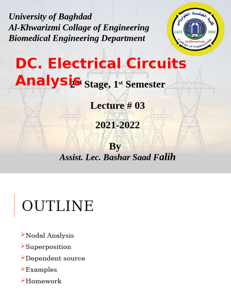 Nodal and Superposition | PDF | Electrical Network | Voltage