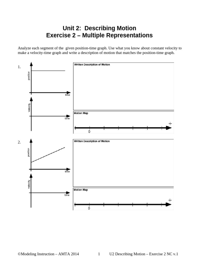 02 - U2 - Exercise 2 - Multiple Representations | PDF