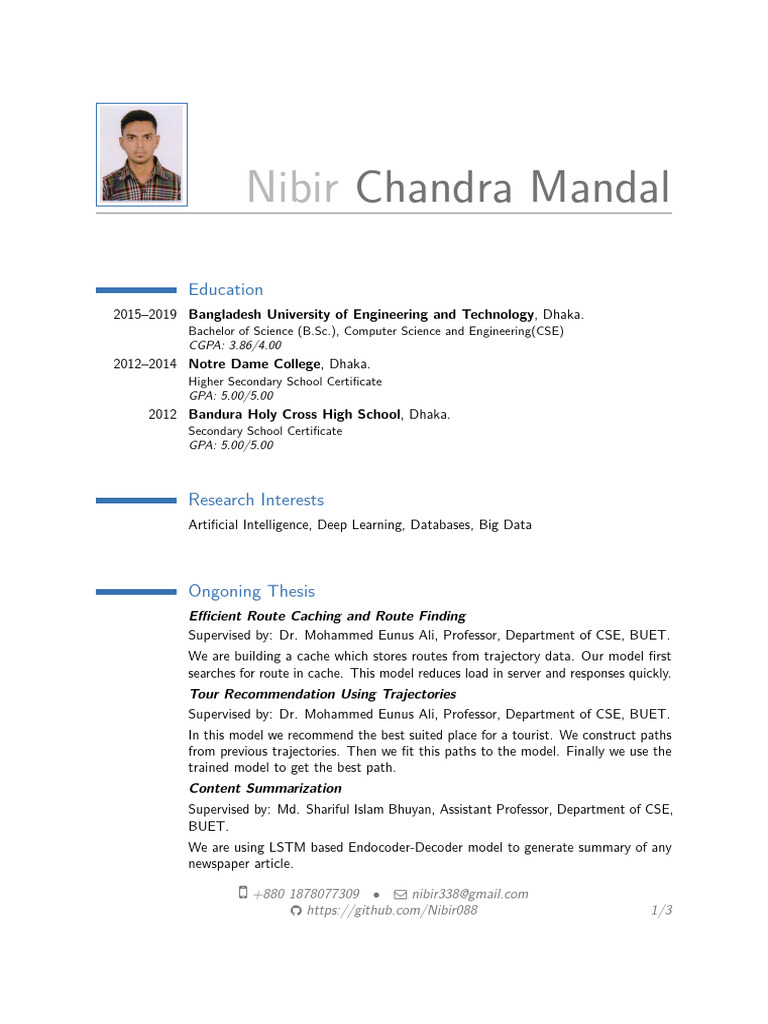 Nibir: Chandra Mandal | PDF