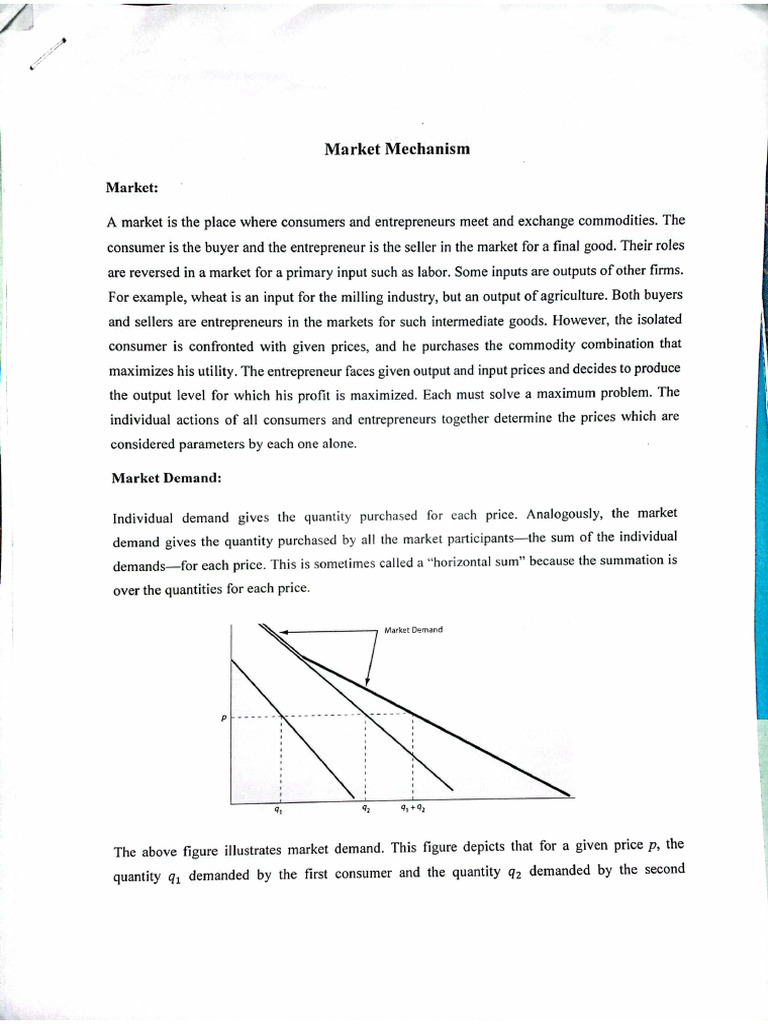 Market Mechanism | PDF