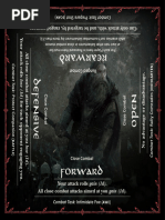 Shadowdark Cheat Sheet | PDF