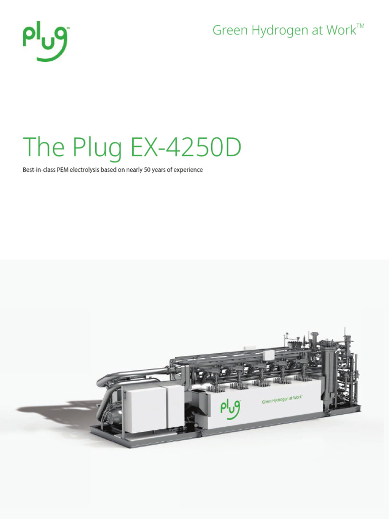 Plug Ex 4250d Electrolyzer English | PDF