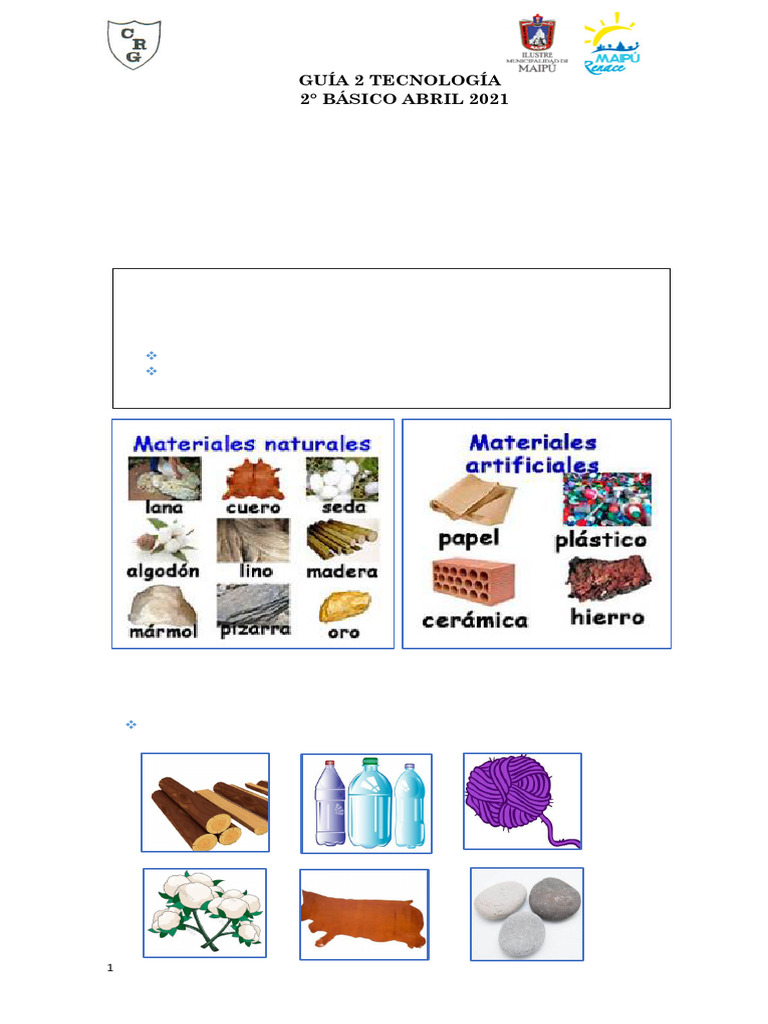 Guía 2 Tecnología 2°básico Abril 2021 | PDF